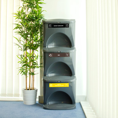 Kosz do segregacji - 90L - Nexus® Stack - Glasdon